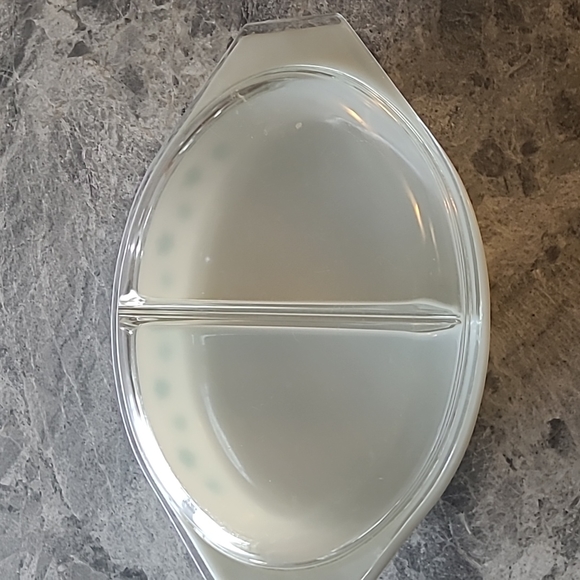 Pyrex | Kitchen | Vintage Pyrex 2 Quart Split Oval Serving Dish With ...